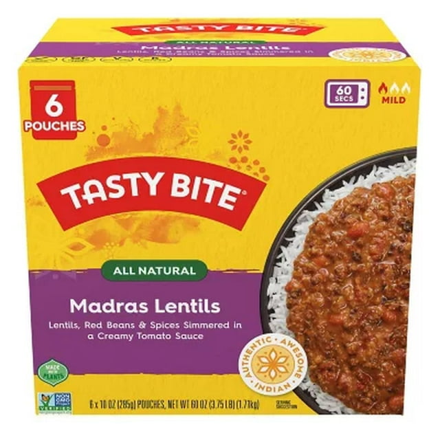 Tasty Bite Madras Lentils 10 Oz., 6 Ct. - Walmart.com
