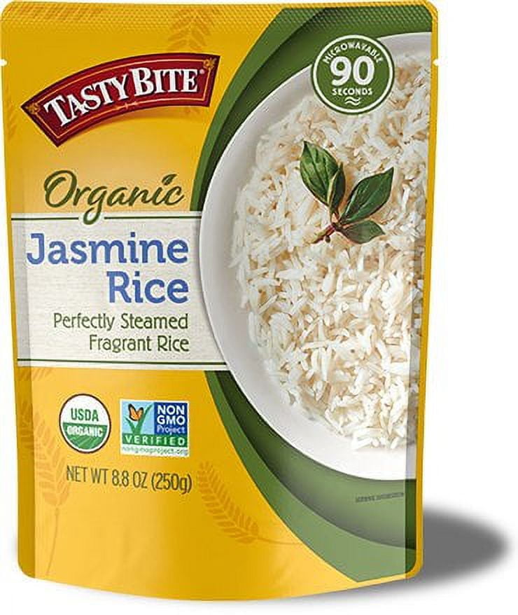 Tasty Bite Organic Jasmine Rice (Ready-to-Eat) 8.8 oz pouch Pack of 2 - Walmart.com