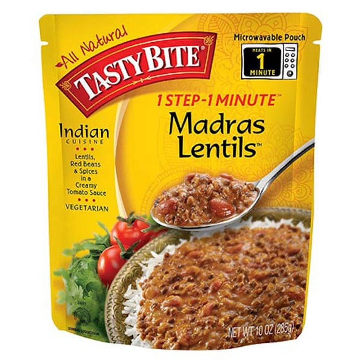 Tasty Bites Madras Lentils 10 oz Pouches - Pack of 6 - Walmart.com