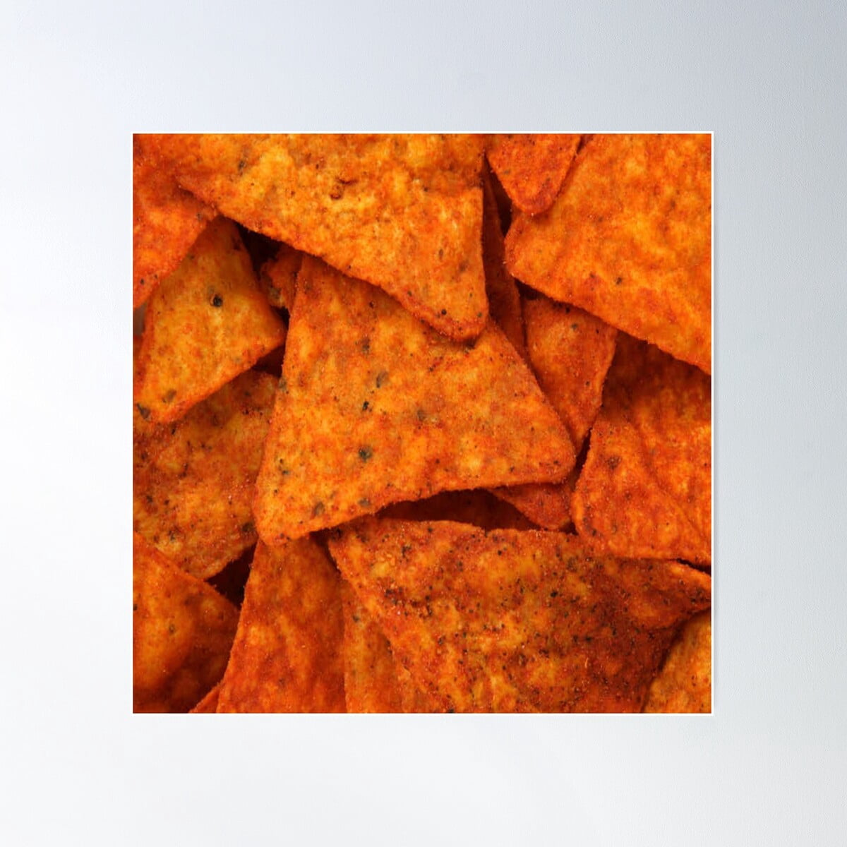 Tasty Corn Chips Poster Wall Art, Modern Wall Decor For Living Room ...