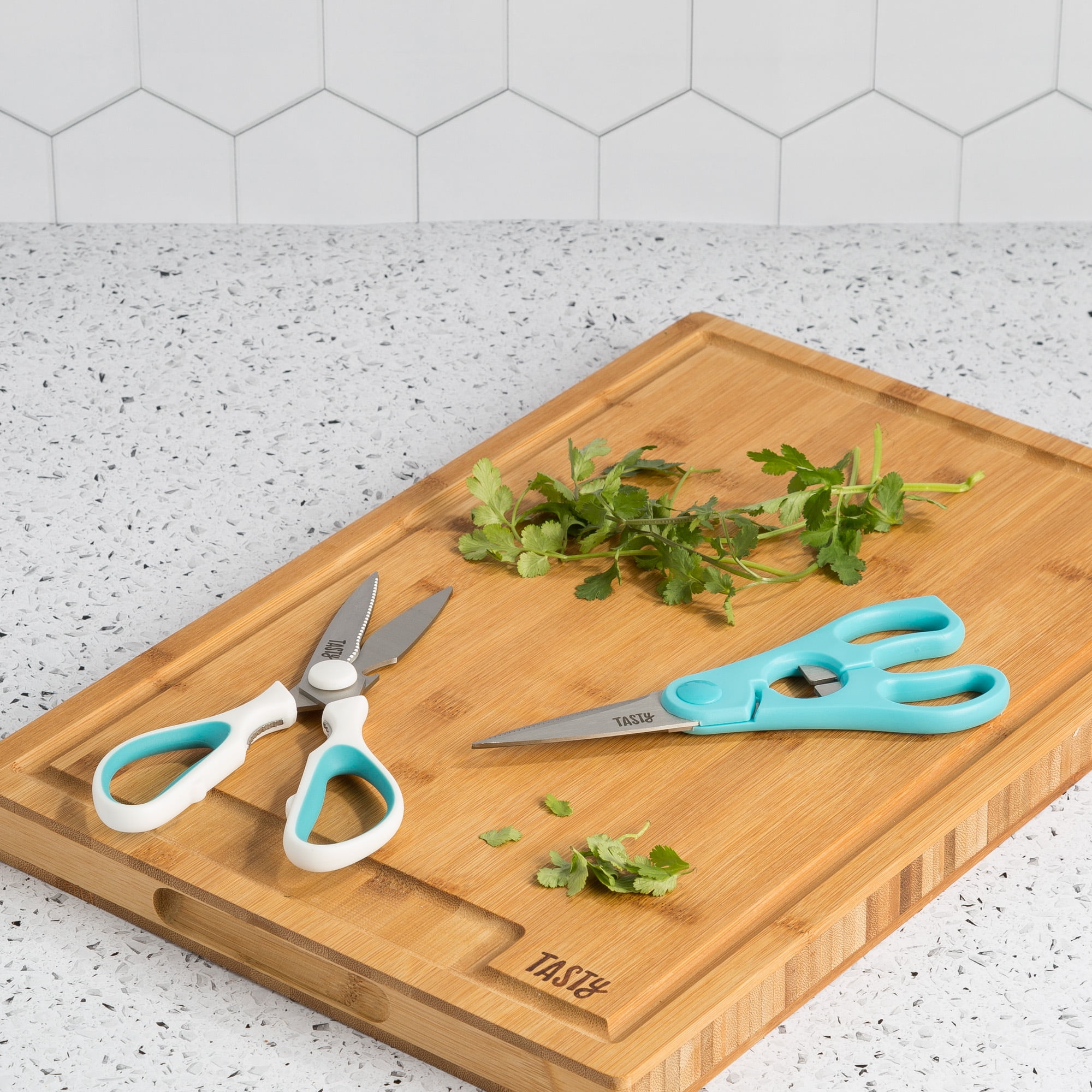 Tasty Stainless Steel Kitchen Shears - Heavy Duty Blades - Walmart.com