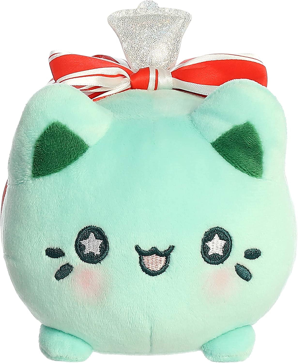 Tasty Peach Aurora 7' Winter Wreath Meowchi Plush - Walmart.com