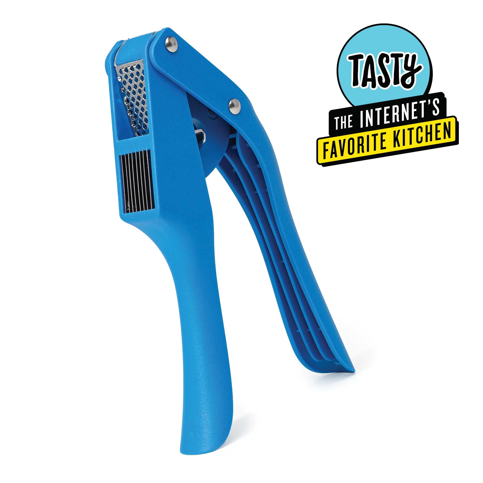 Tasty Stainless Steel Garlic Press with 2 Compartments for Mincing or ...