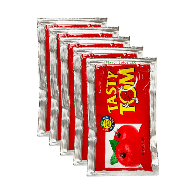 Tasty Tom Tomato Paste 60g x ( 1 Roll Pack of 5) - Walmart.com