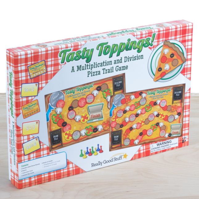 Tasty Toppings! A Multiplication And Division Pizza Trail Game - 1 game ...