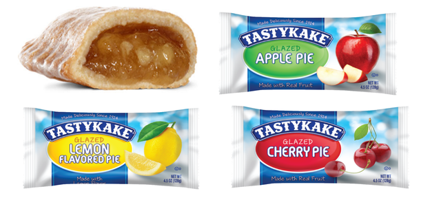 TastyKake Baked Pies Snack - Glazed Apple, Cherry & Lemon Variety 3-Pack 4.5 Ounce - Walmart.com