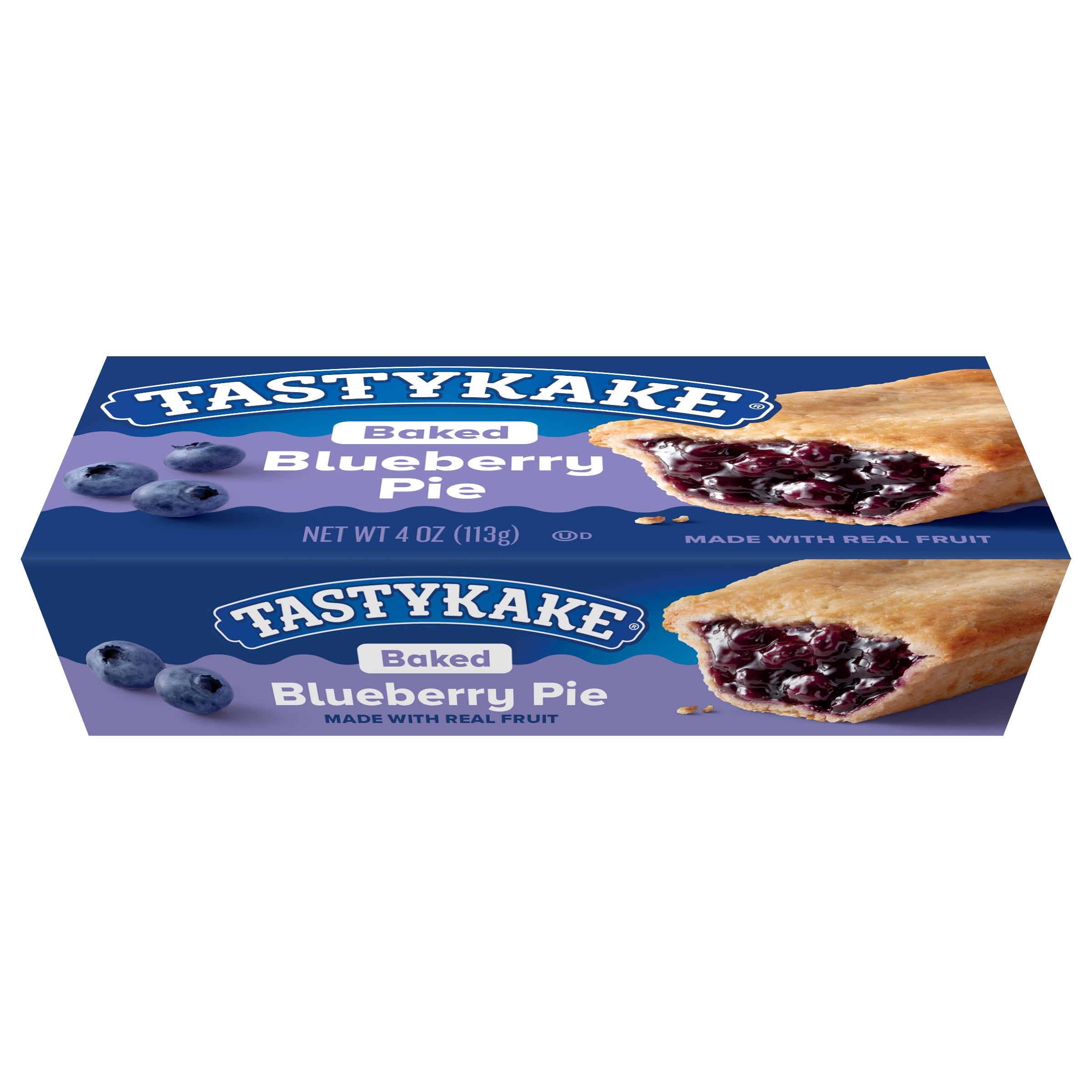 Tastykake Blueberry Baked Pie, Soft Baked Crust Topped Blueberry Pie ...