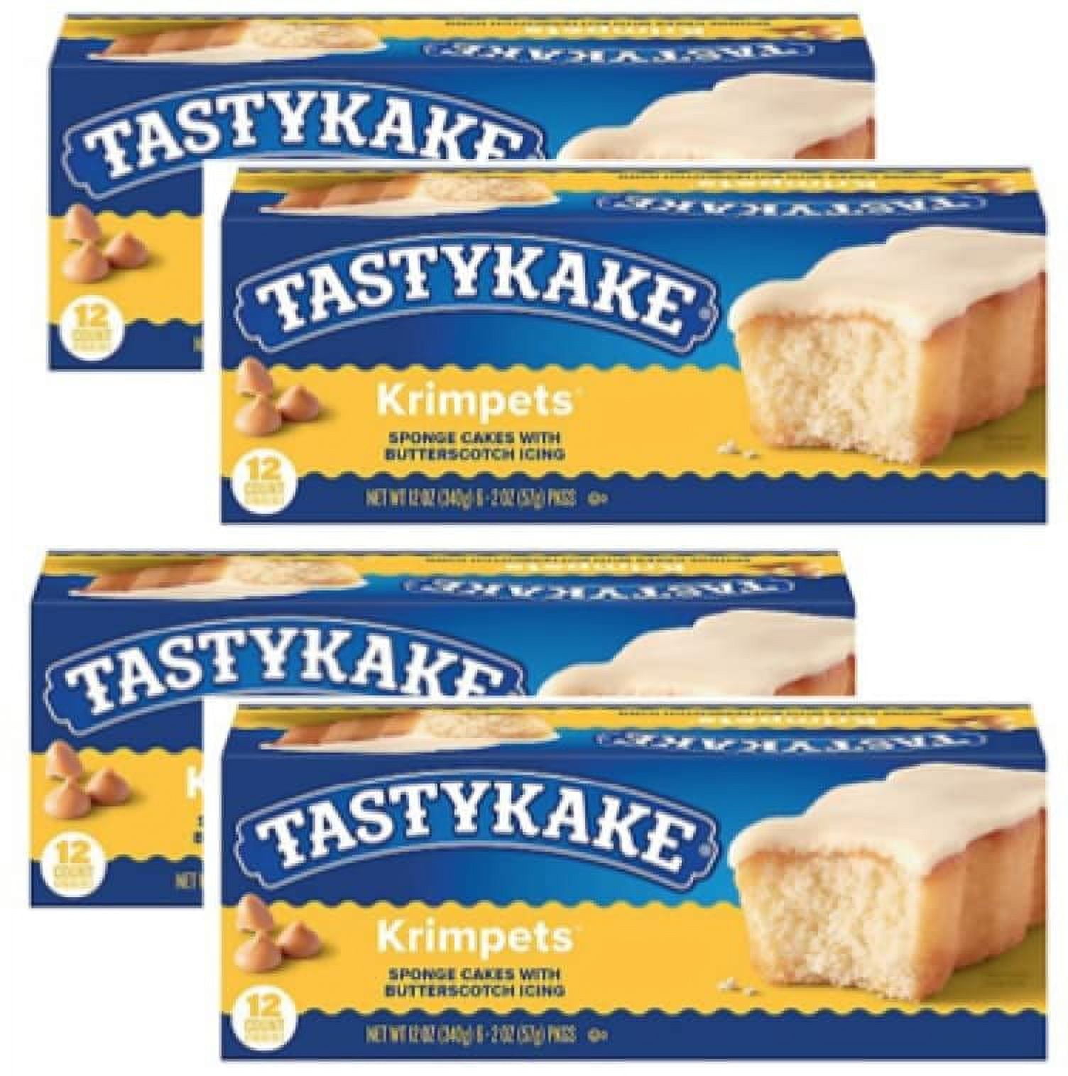 Tastykake Butterscotch Krimpets - 4 Boxes - Walmart.com