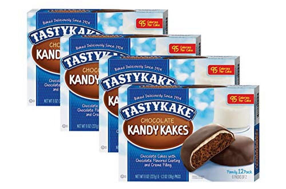 Tastykake Chocolate or Peanut Butter Kandy Kakes, Family Size 6 Pack ...