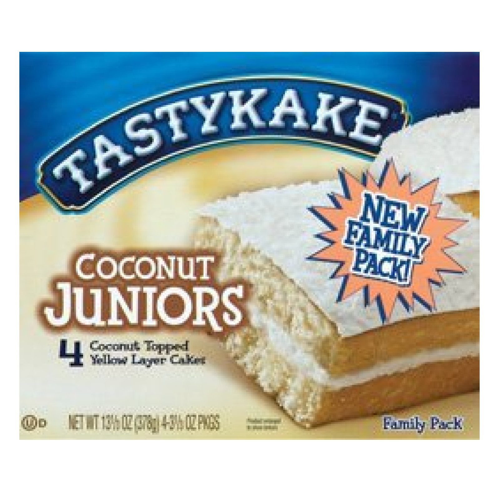 Tastykake Coconut Juniors 3 boxes 12 cakes by TASTYKAKES - Walmart.com