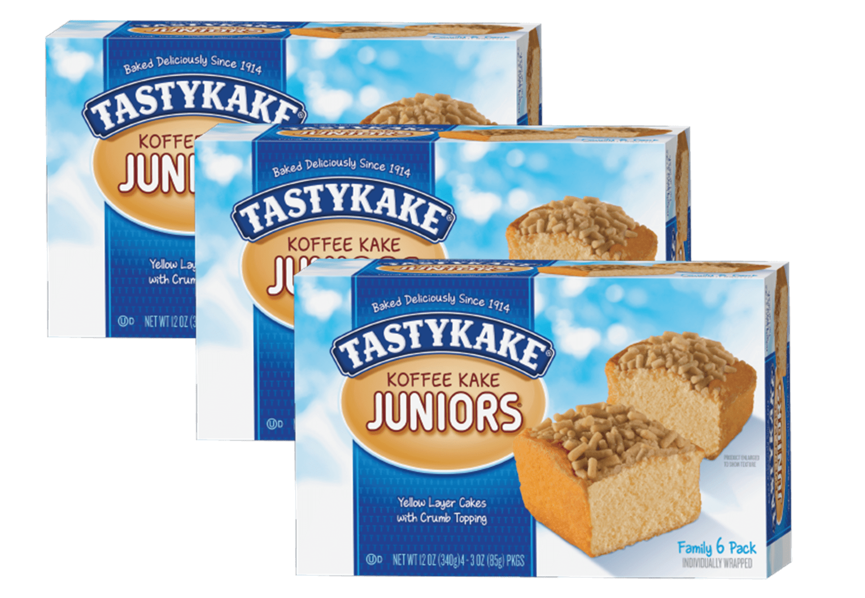 Tastykake Koffee Kake Juniors Family Size 4 Count, 3-Pack - Walmart.com