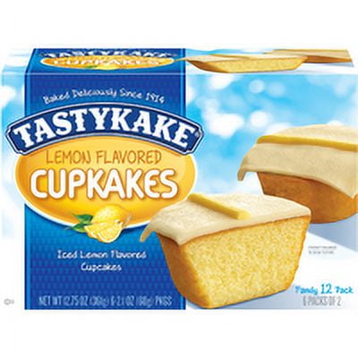 Tastykake® Lemon Cupcakes 6-2.125 oz. Packages - Walmart.com