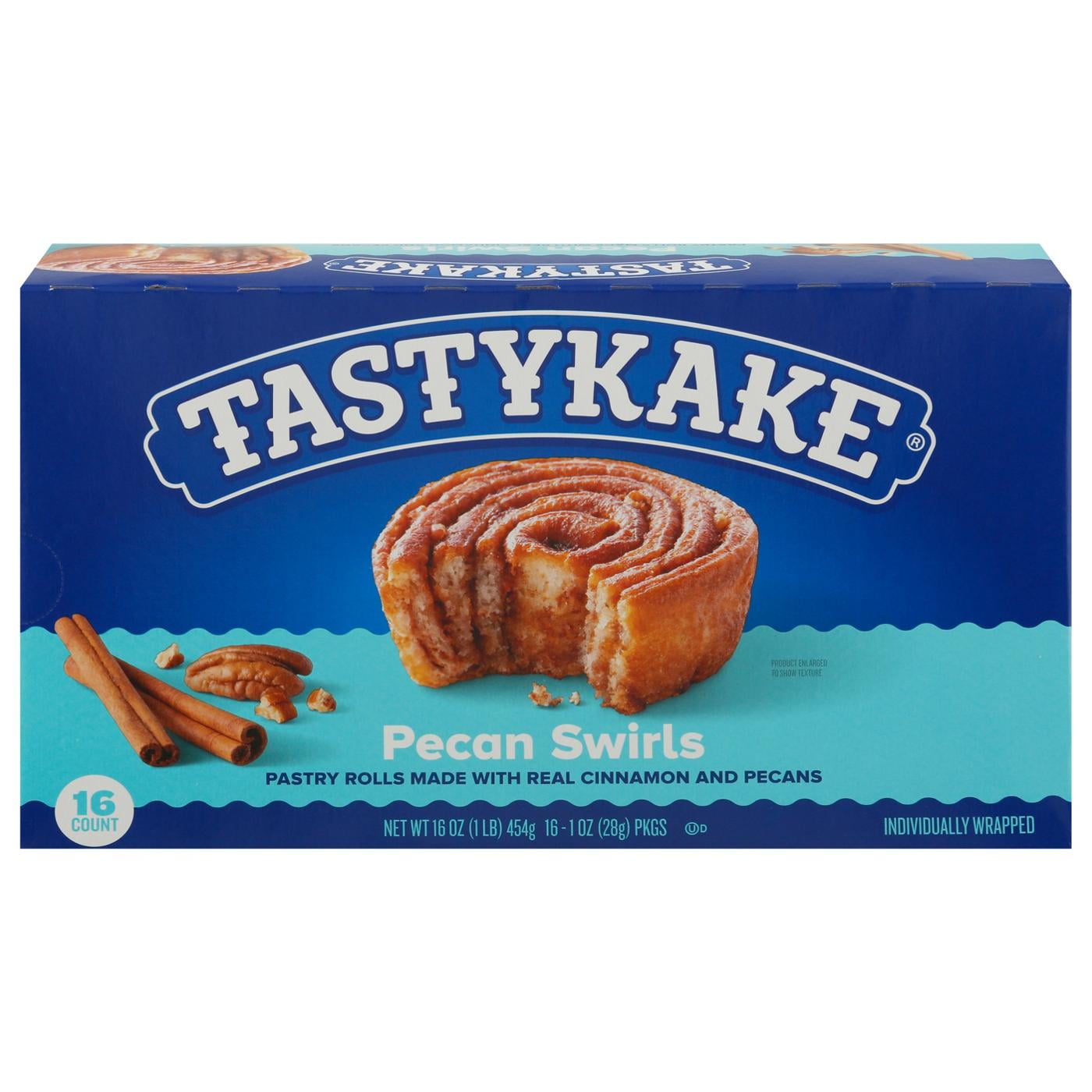 Tastykake Pecan Swirls Family Pack 16 Ct Pack Of 1 | Nutty Pastries ...