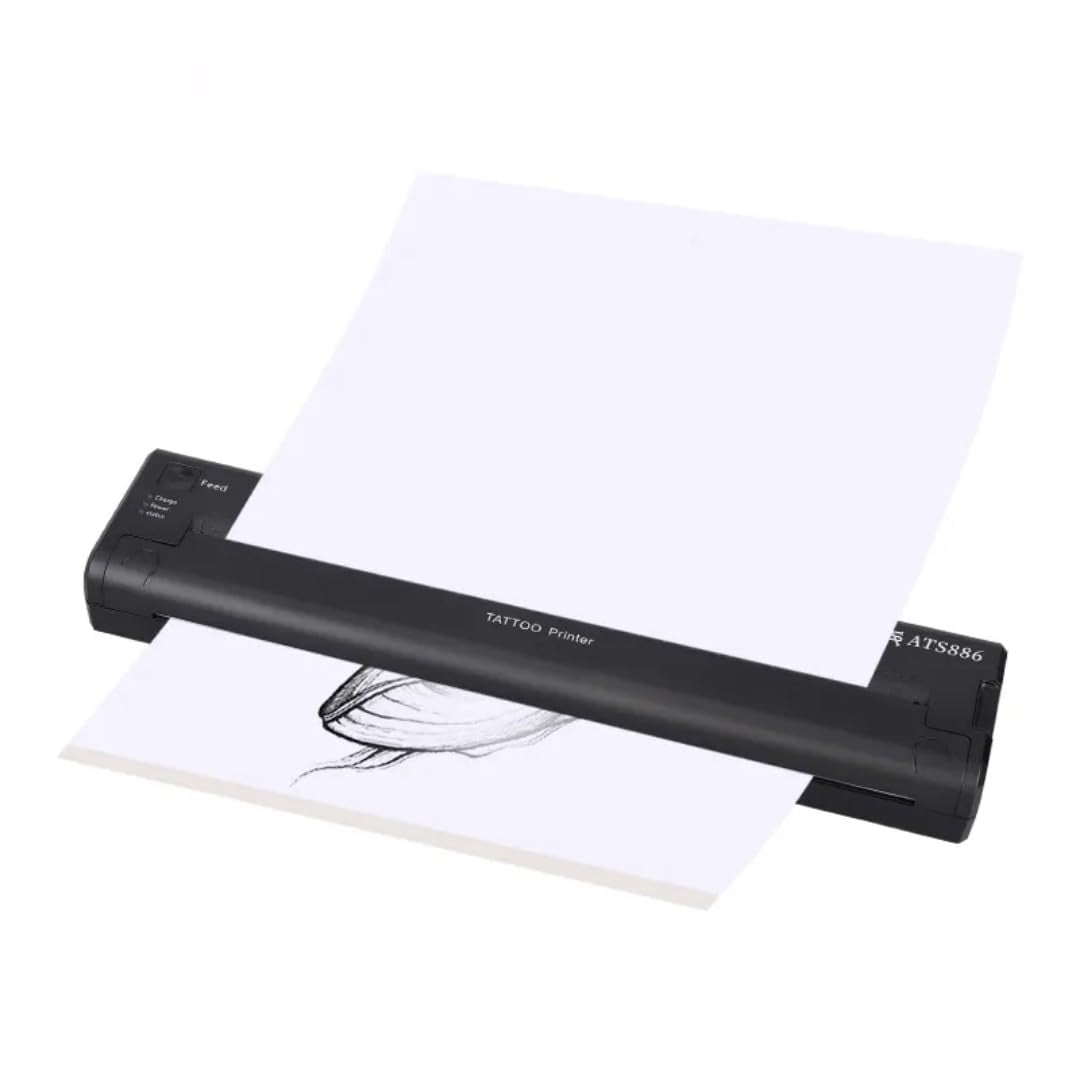 TatRabbit Tattoo Thermal Stencil Printer Portable Bluetooth Wireless ...