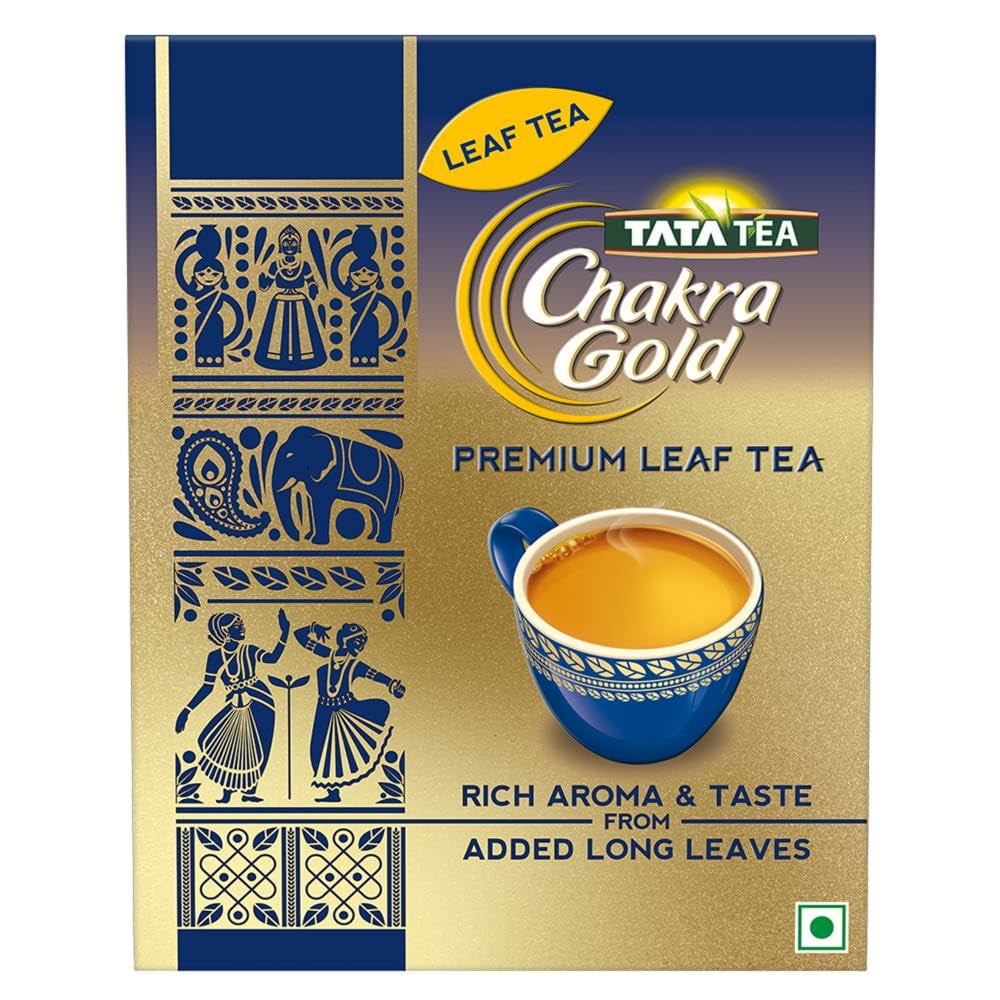 Tata Tea Chakra Gold Premium Leaf Tea - 500gm, 17.6 Ounce | Assam Long ...