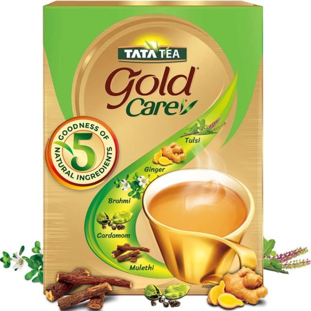 Tata Tea Gold Care Tea - 500gm, 17.6 Ounce | Goodness Of Elaichi ...