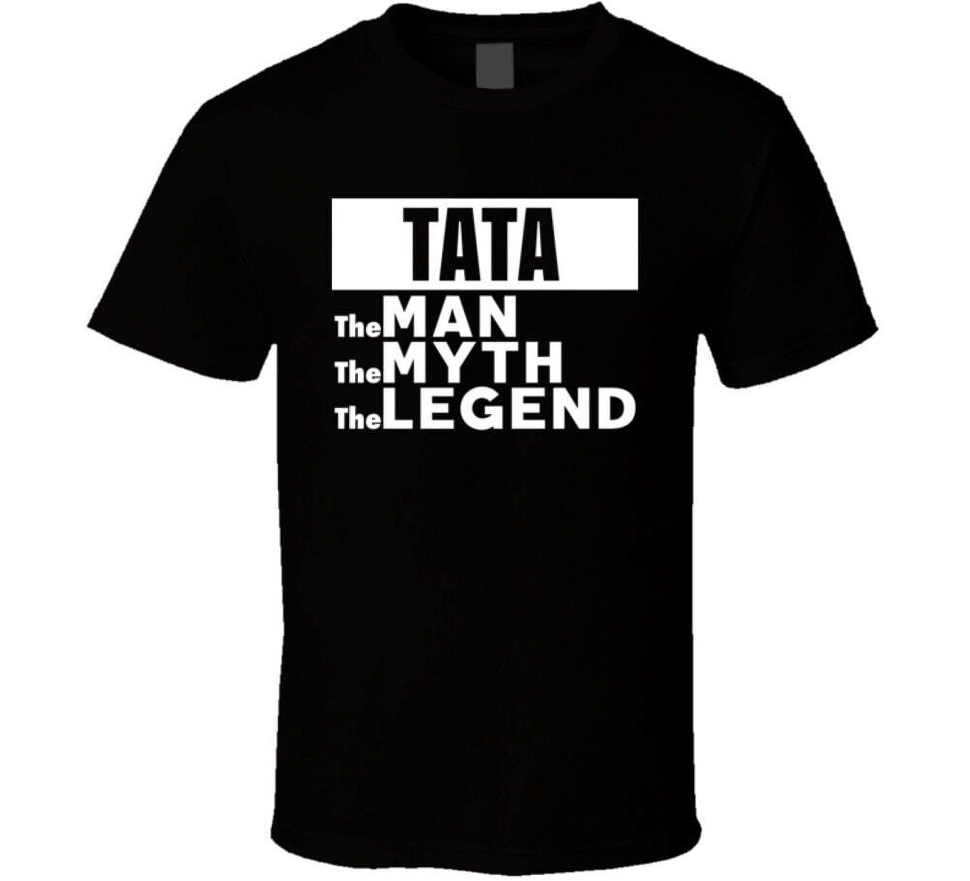 Tata The Man The Myth The Legend Father's Day Gift Dad Spanish T Shirt ...