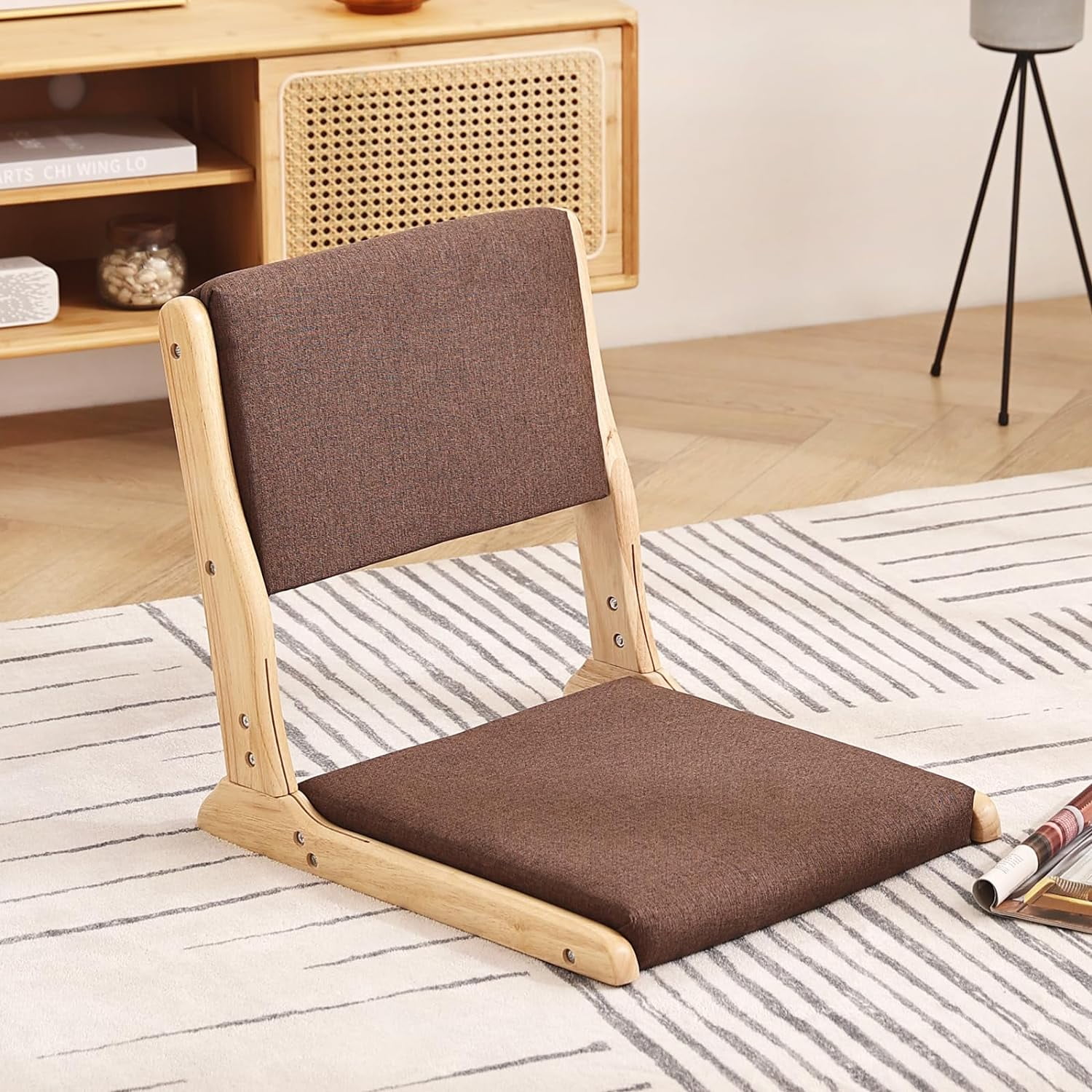 Tatami Chair Accent Furniture, Foldable Meditation Floor Chair, Folding ...