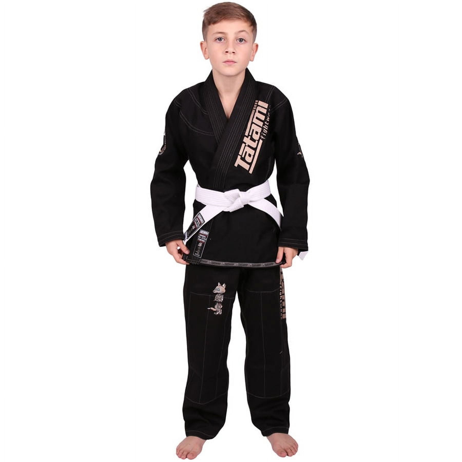 Tatami Fightwear Meerkatsu Kids Animal BJJ Gi - M0 - Black - Walmart.com