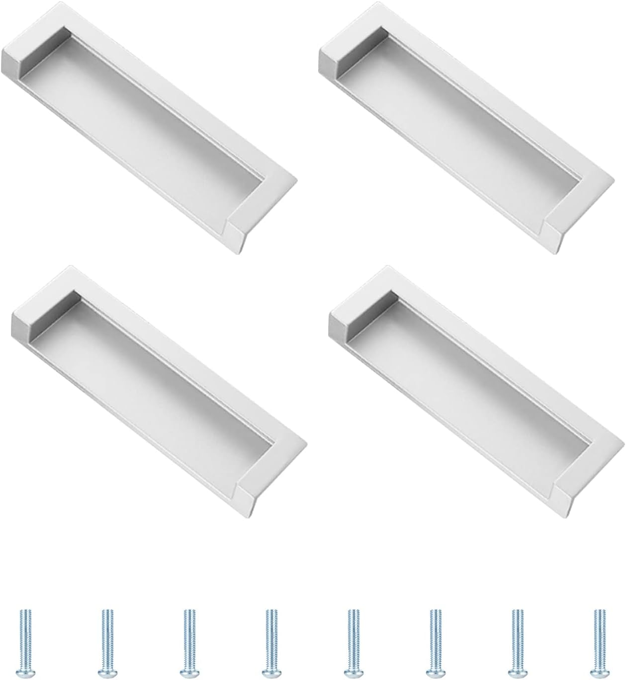 Tatami Hidden Door Handles, 4pcs Embedded Handle, Recessed Finger Pulls ...