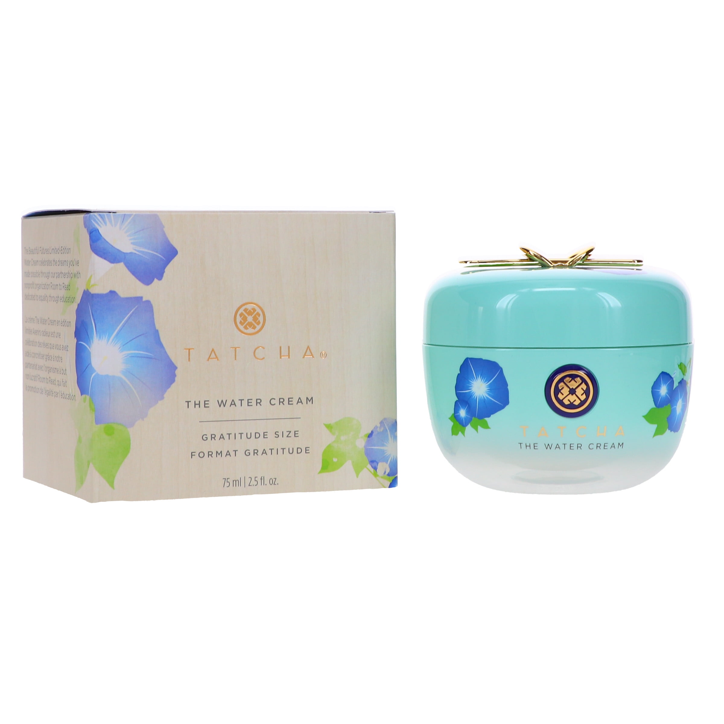 Tatcha, The Water Cream, 2.5 oz, Hydrating Pore-Refining Moisturizer ...
