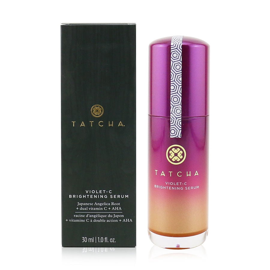 Tatcha Violet-C Brightening Serum (20% Vitamin C + 10% Ahas) --30Ml/1Oz ...
