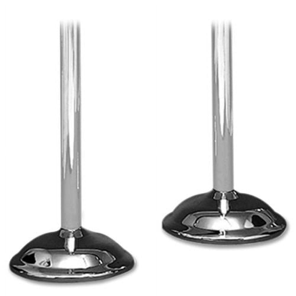 Tatco Bell-shaped Weight Base for Stanchion Stainless Steel Black Rope ...