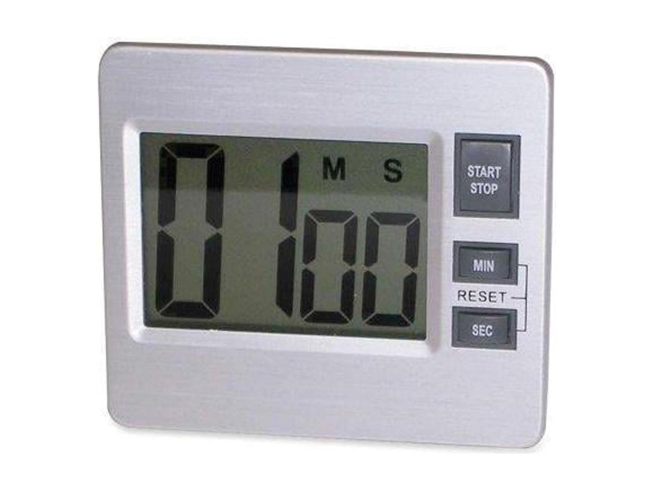 Tatco Digital Timer - Desktop - Silver, Black - Walmart.com