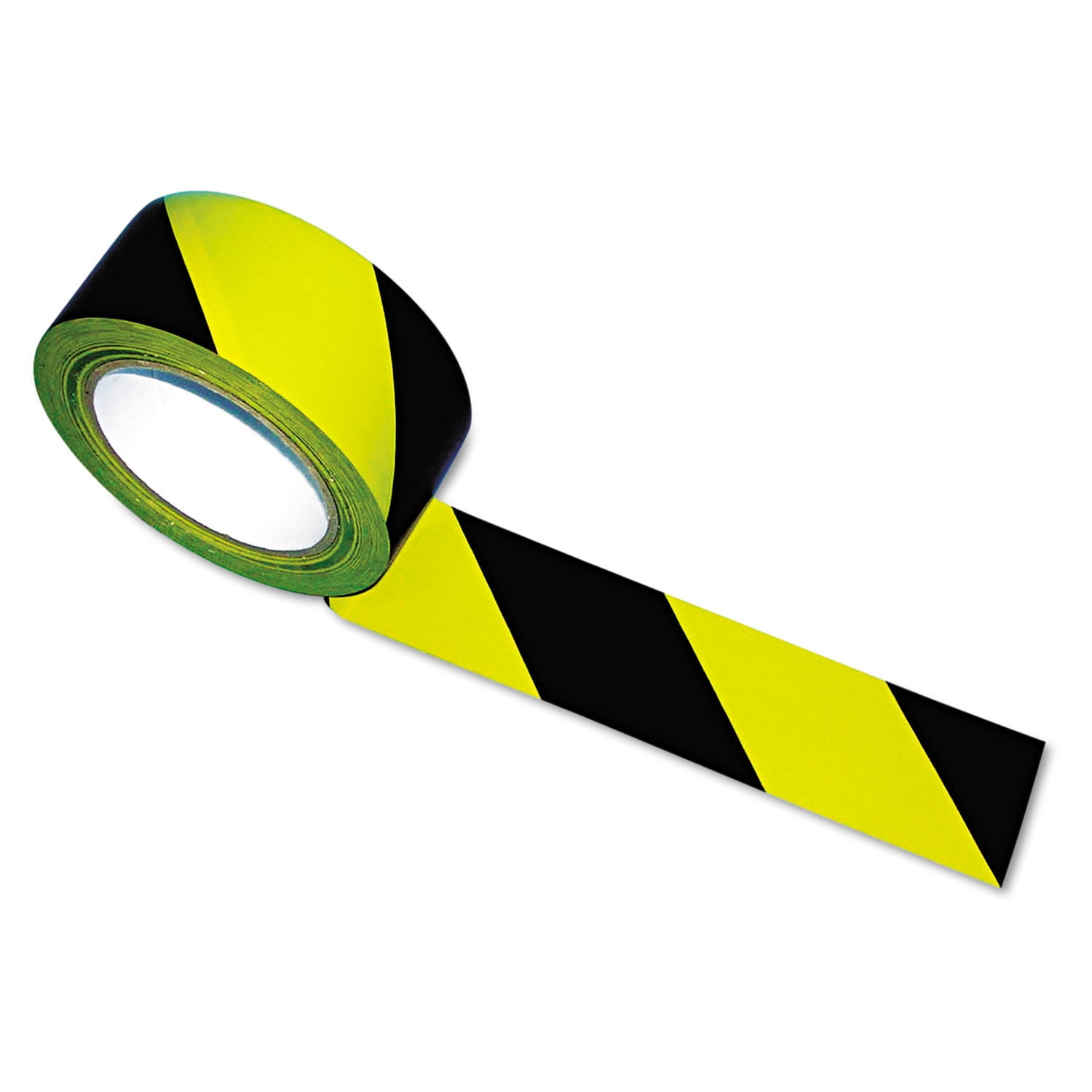 Tatco Hazard Marking Aisle Tape 2" x 108 ft, Black/Yellow - Walmart.com