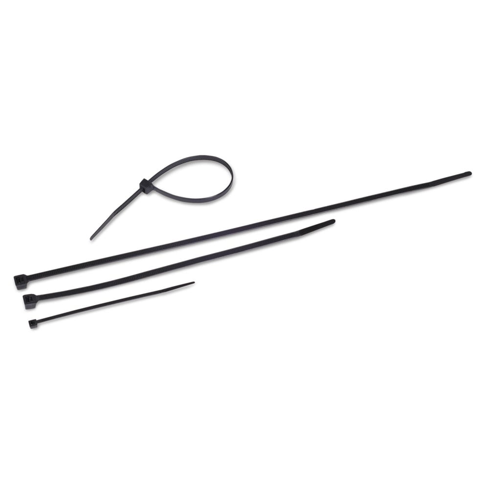 Tatco Nylon Cable Ties, 4 X 0.06, 18 Lb, Black, 1,000/Pack 22500 ...