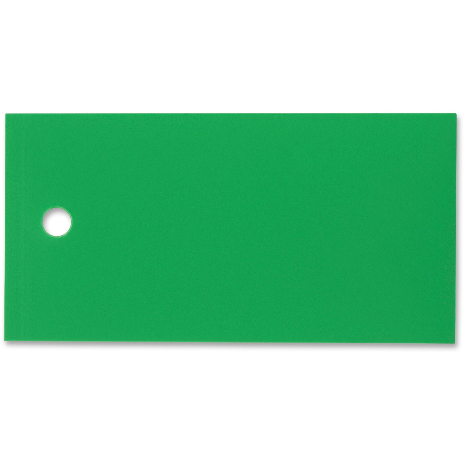 Tatco Plastic Tags, Green, 100 / Pack (Quantity) - Walmart.com