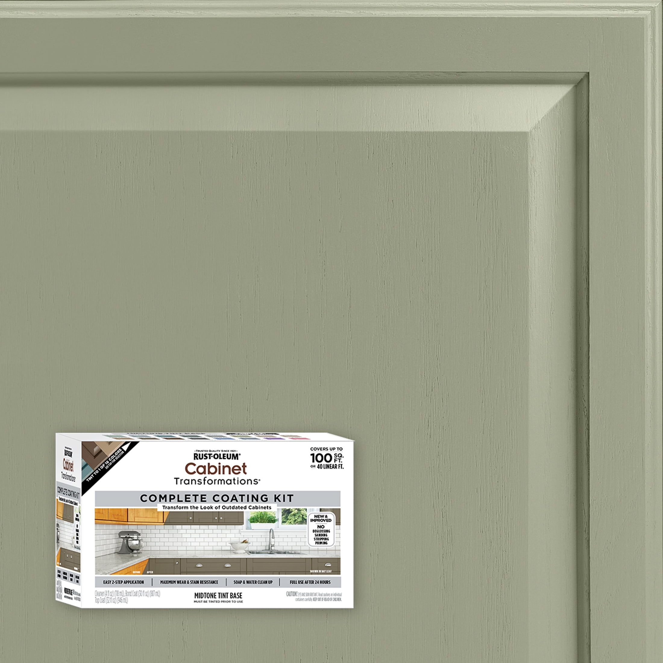 Tate Green, Rust-Oleum Cabinet Transformations Satin Coating Kit ...