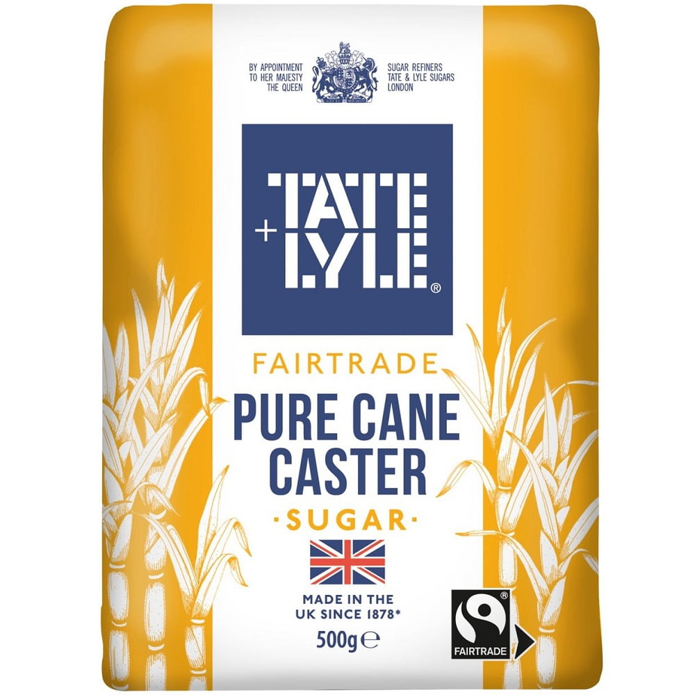Tate & Lyle Fairtrade Caster Sugar 500g (Pack of 10) - Walmart.com
