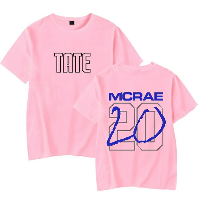 Tate McRae 20 Cosplay Merch T-shirt Short Sleeve Women Men Summer Tee ...