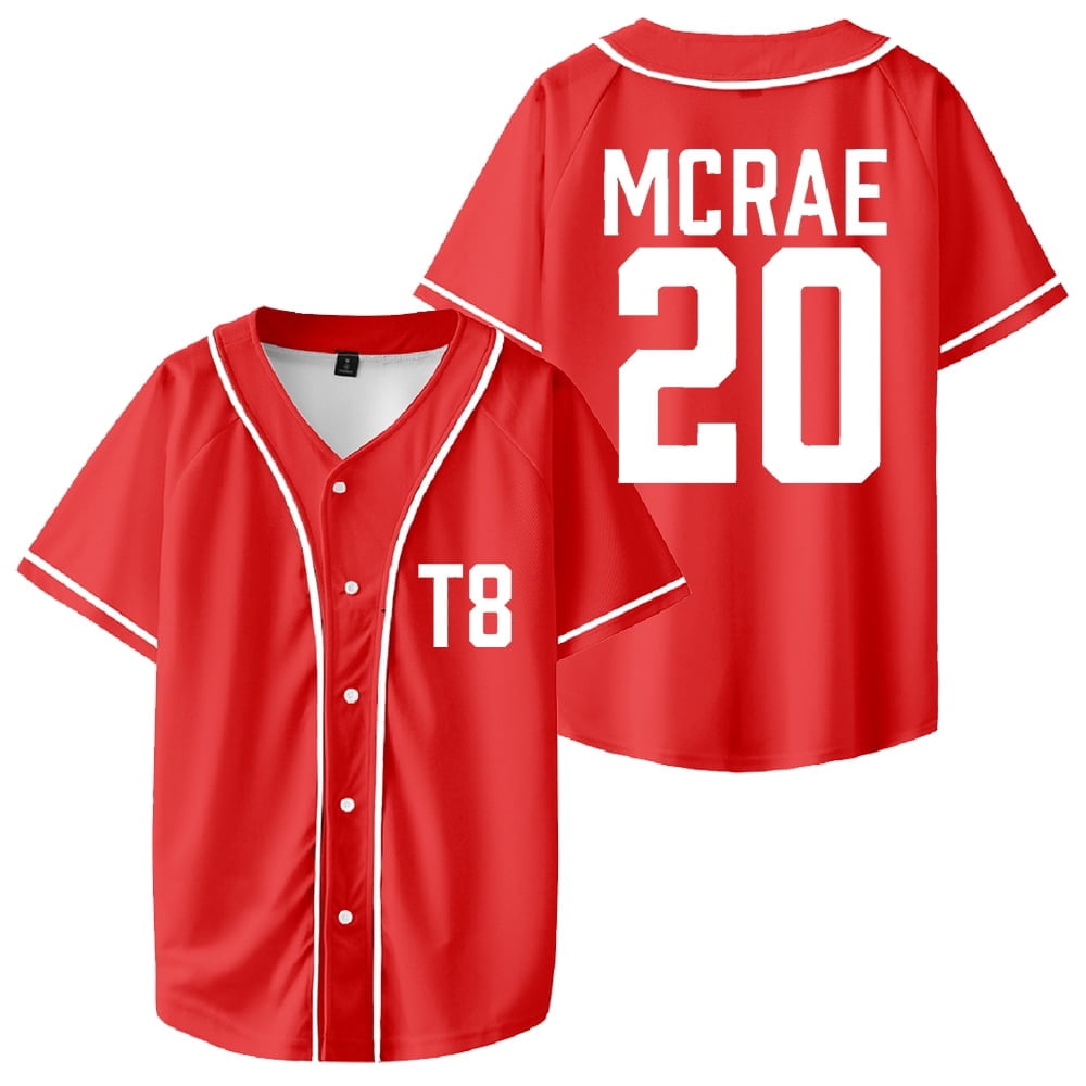 Tate McRae 20 T8 Baseball Jersey Shirts Spring Summer Men/Women Tshirt ...