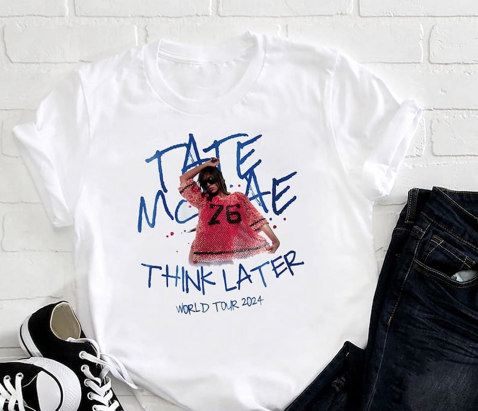 Tate McRae 2024 Tour Shirt, Graphic Tate McRae The Think Later T-Shirt ...