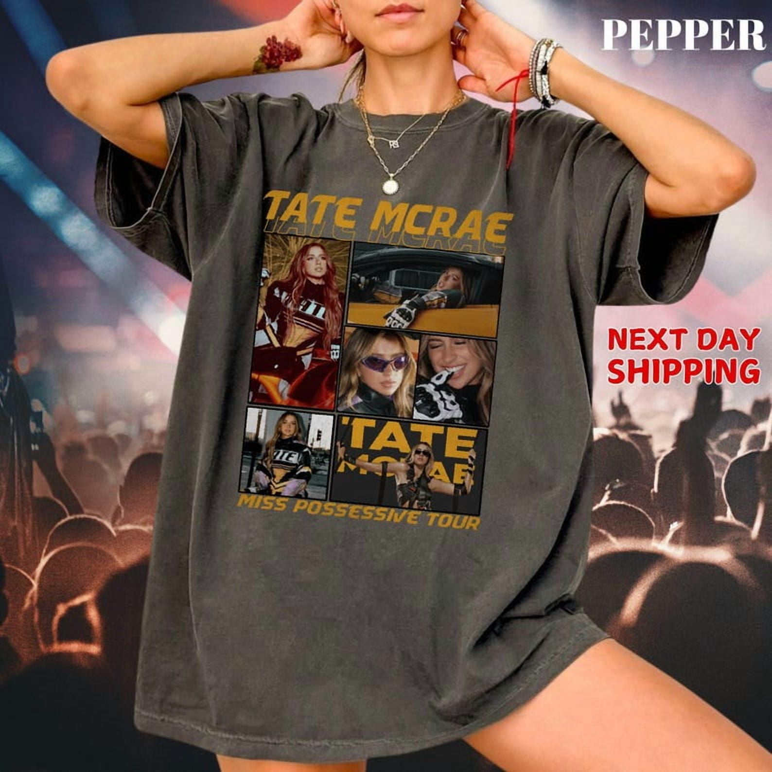 Tate McRae 2025 Concert Tee, Miss Possessive Tour 2025, Tate McRae Fan ...