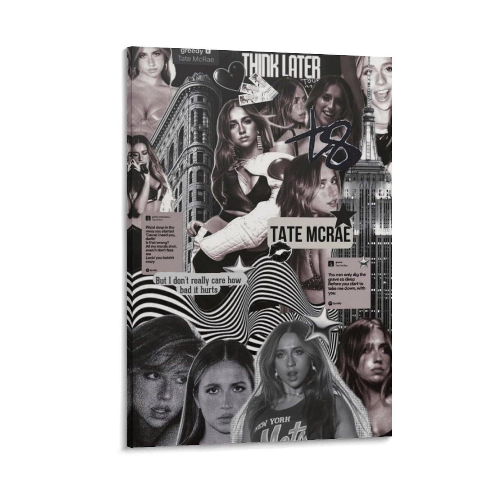 Tate McRae 53 Canvas Poster Bedroom Decoration Landscape Office ...