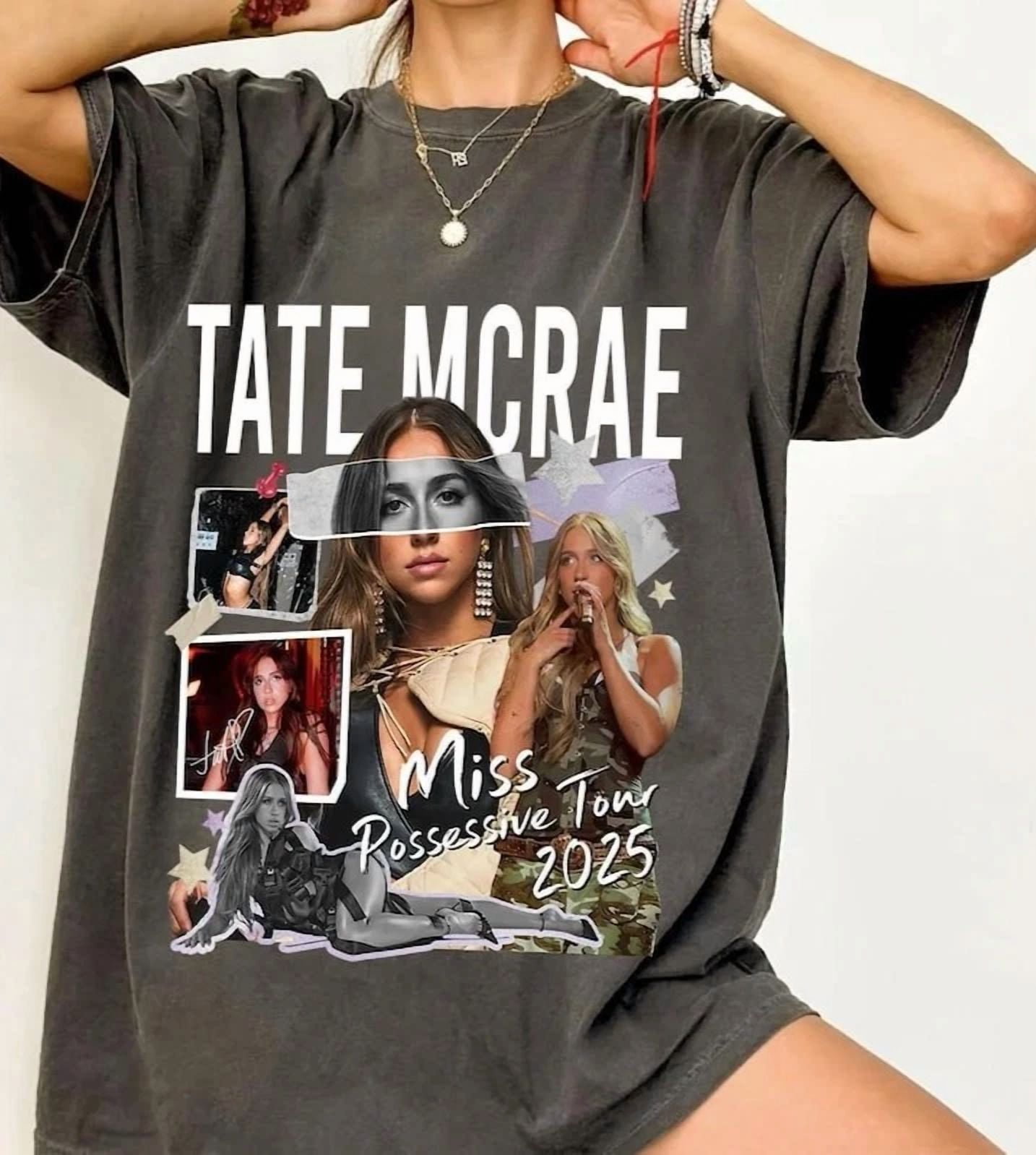 Tate McRae Concert T-shirt, Miss Possessive Tour 2025 Tate McRae fan ...