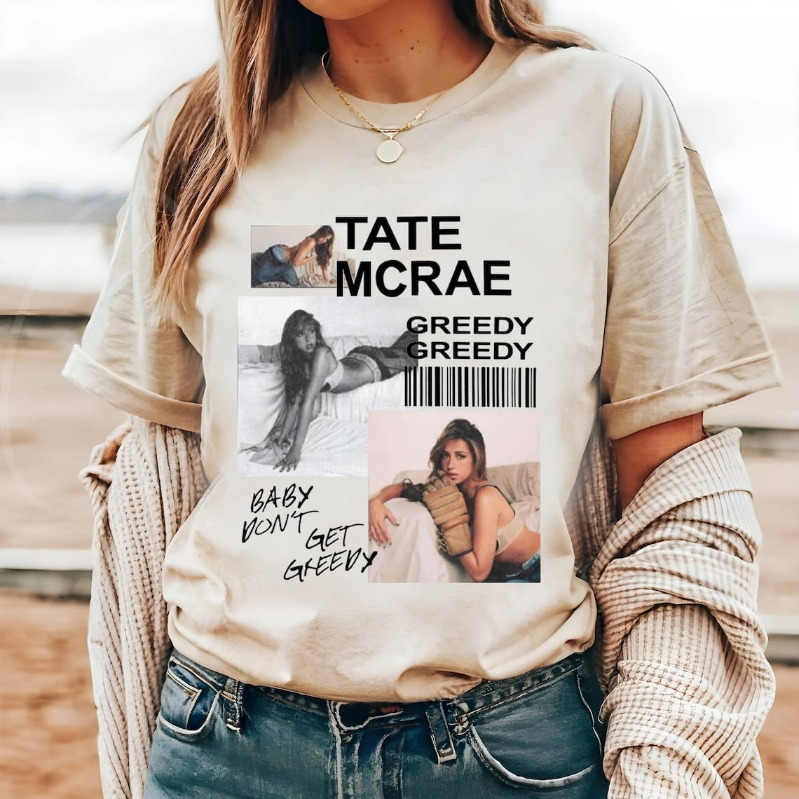 Tate McRae Greedy Greedy T-Shirt, Tate McRae The Think Later World Tour ...