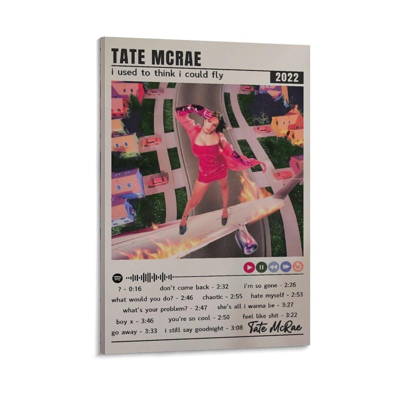 Tate McRae I Used to Think I Could Fly 14 Canvas Poster Bedroom ...