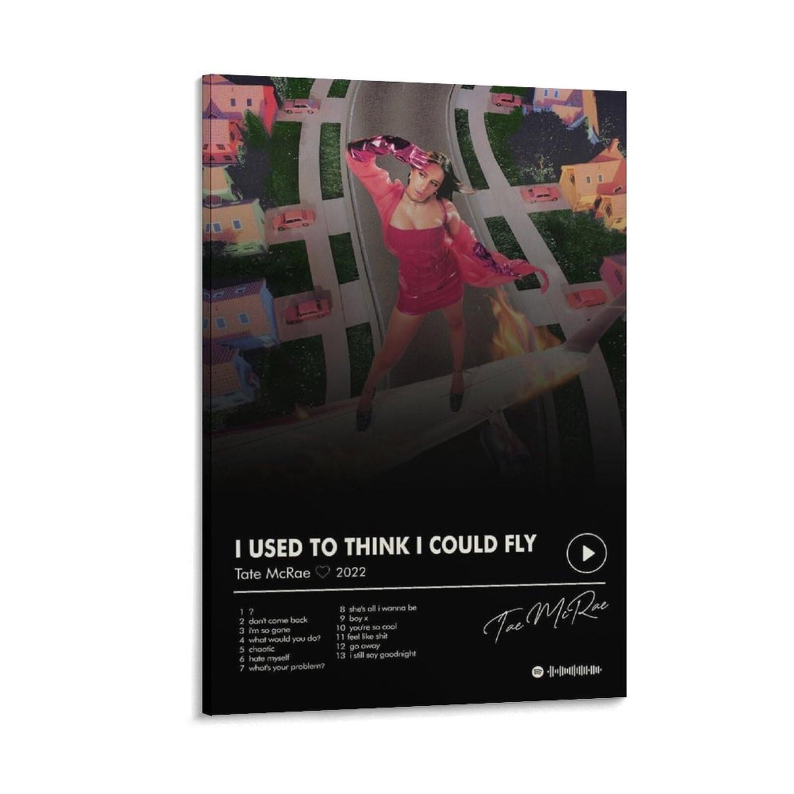 Tate McRae I Used to Think I Could Fly 5 Canvas Poster Wall Decorative ...