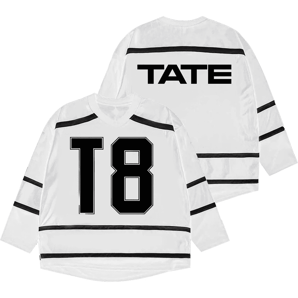 Tate McRae Jersey Miss Possessive Tour 2025 Merch Cosplay Unisex Fashion Long Sleeve V-neck ...