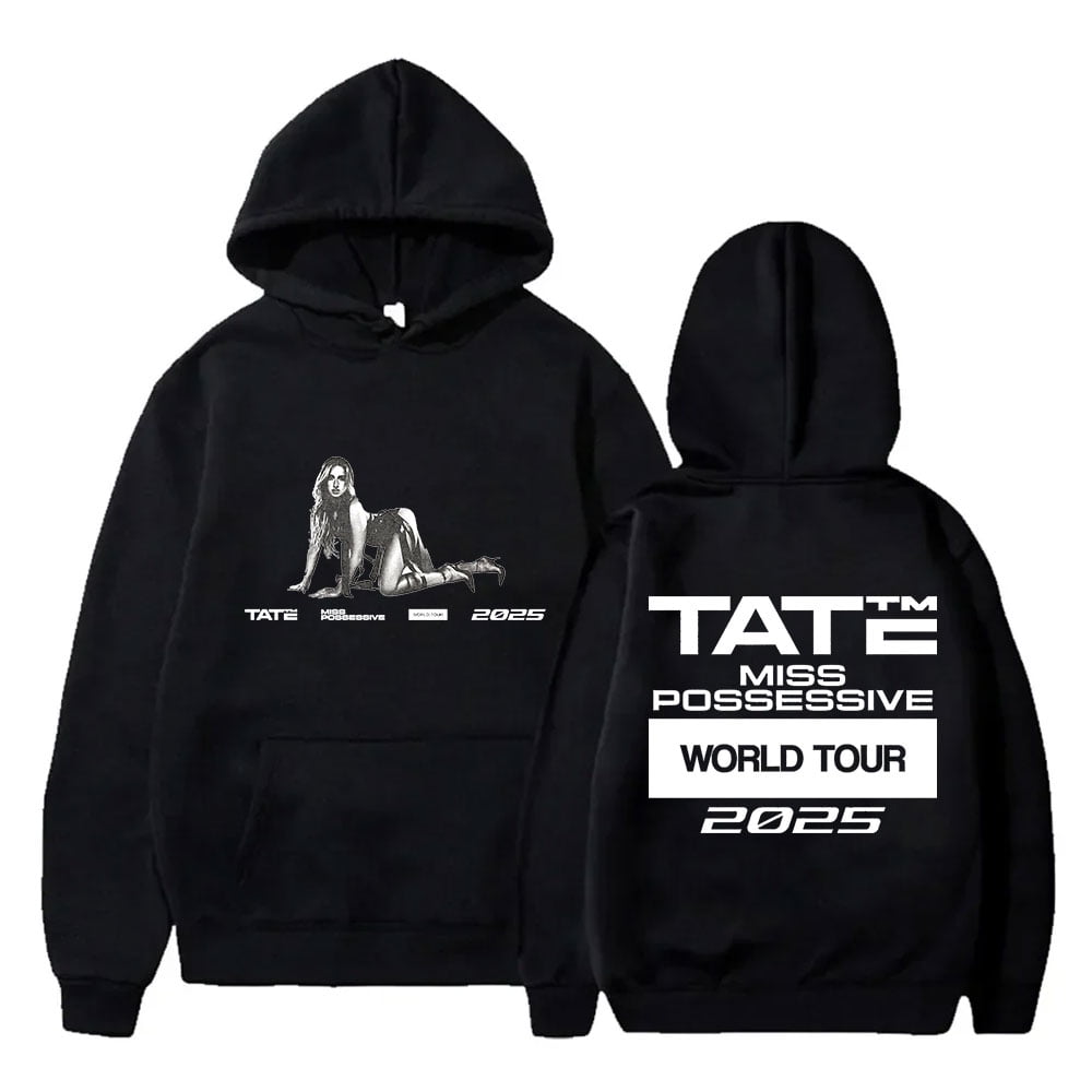 Tate McRae Miss Possessive 2025 World Tour Hoodies Long Sleeve ...