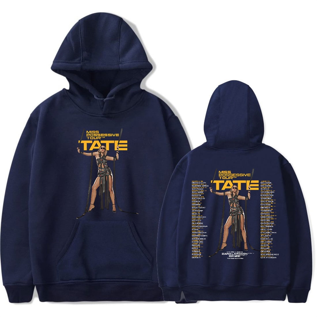 Tate McRae Miss Possessive Tour 2025 Hoodies Cosplay Sweatshirt Hip Hop Long Sleeve - Walmart.com