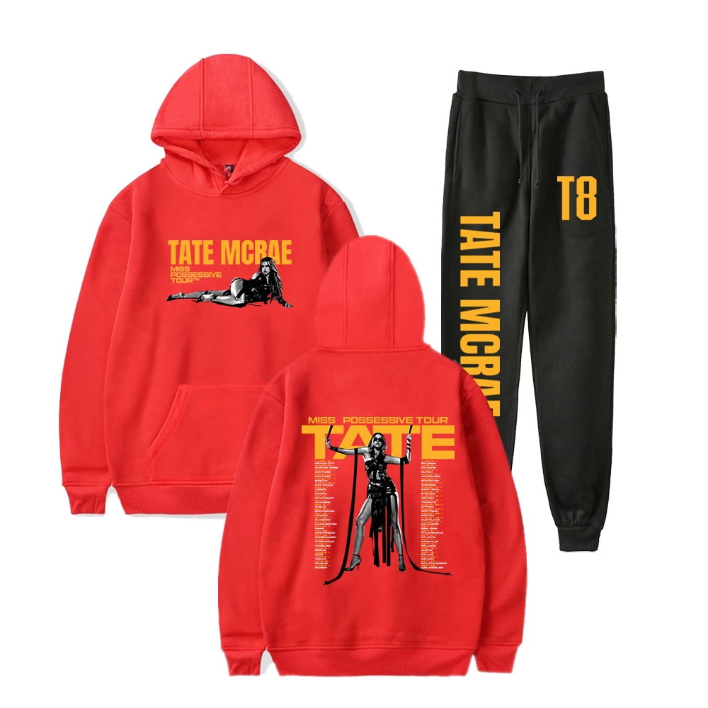 Tate McRae Miss Possessive Tour Dates Hoodies Jogger Pants Cosplay ...
