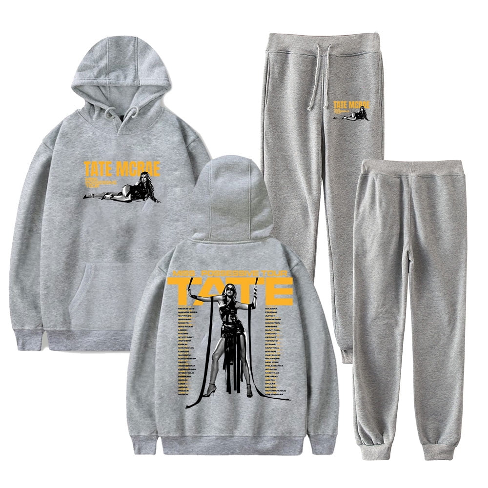 Tate McRae Miss Possessive Tour Hoodie Jogger Pants Two Piece Set ...