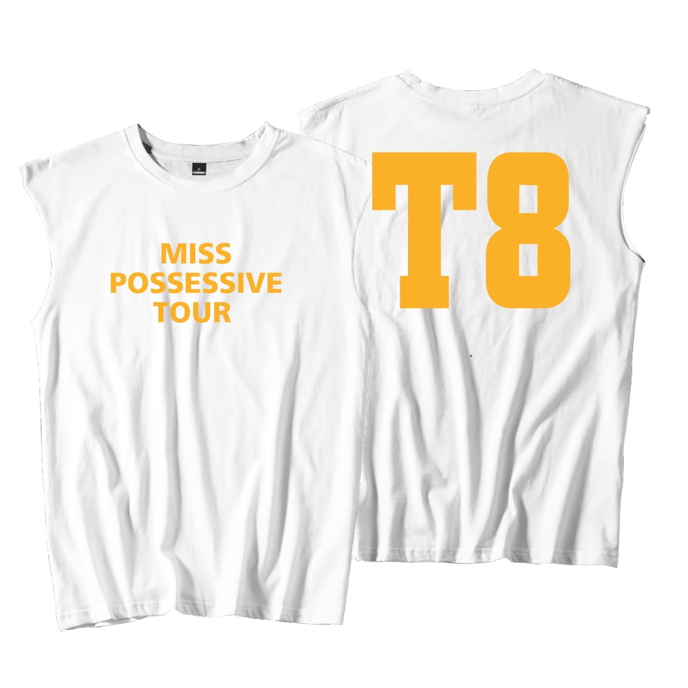 Tate McRae Miss Possessive Tour T8 Merch Tank Tops Sleeveless Gym Vest ...