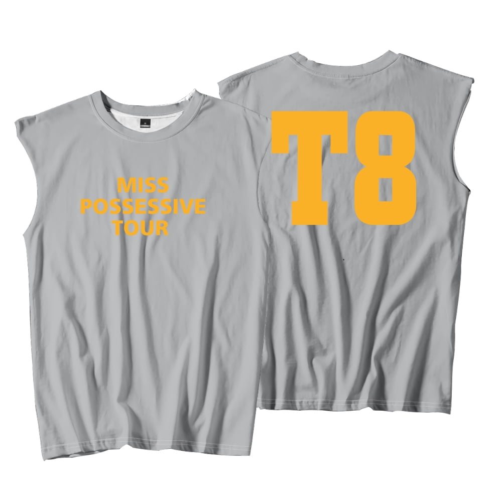 Tate McRae Miss Possessive Tour T8 Merch Tank Tops Sleeveless Gym Vest ...