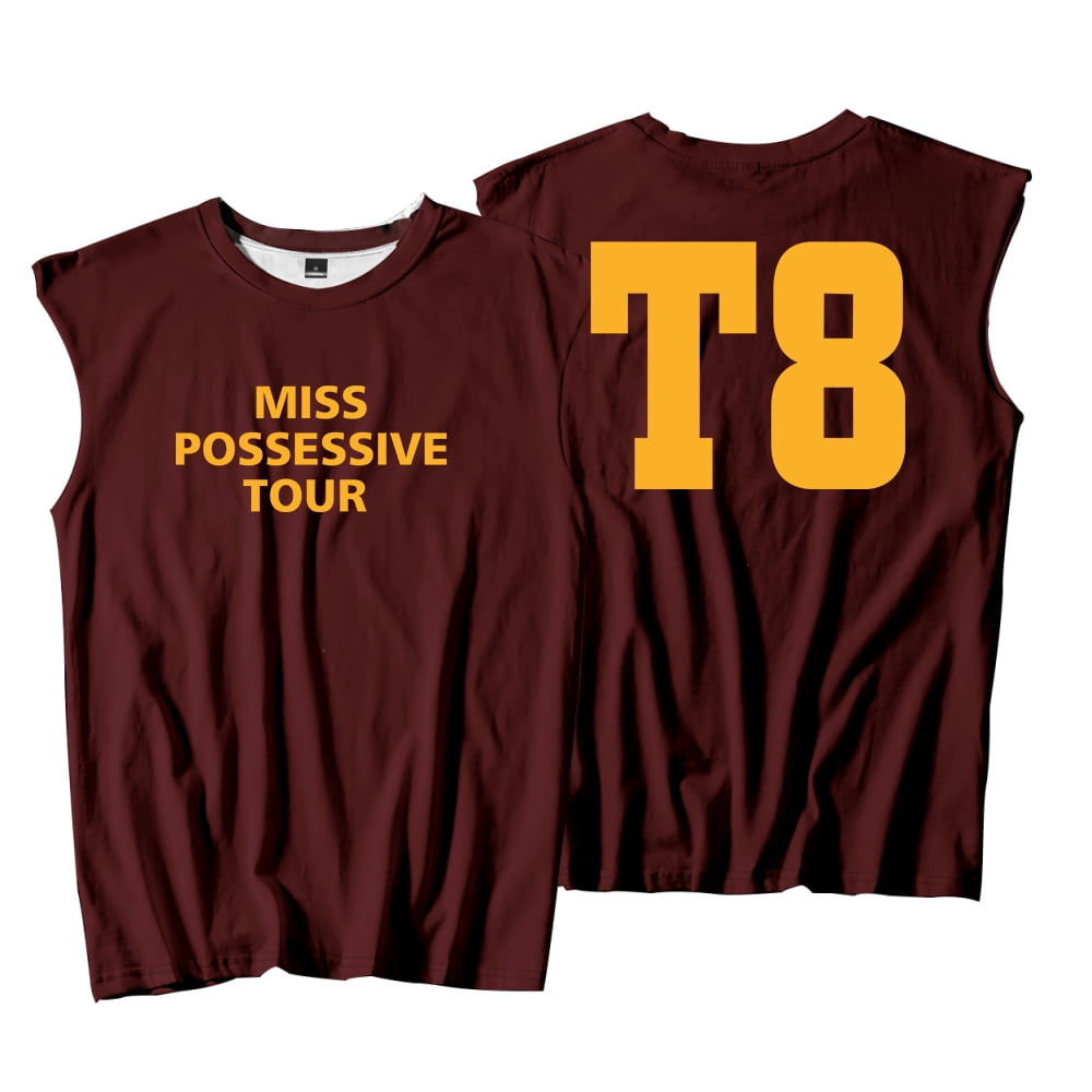Tate McRae Miss Possessive Tour T8 Merch Tank Tops Sleeveless Gym Vest ...